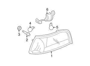 1986-2022 Ford Bulb F5DZ-13466-B | OEM Parts Online