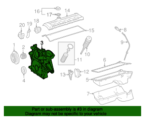 646-010-07-33 - Timing Cover 2005-2006 Mercedes-Benz E 320 | Mercedes ...