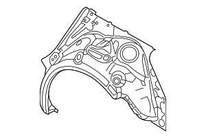 B4YA-70-11YA - Inner Wheelhouse - 2014-2018 Mazda 3 | MazdaSwag