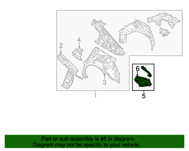 2014-2018 Mazda 3 Rear Pillar B4YA-70-44YA | RealMazdaParts.com
