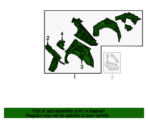 2014-2018 Mazda 3 Inner Panel Assembly B4YA-70-100C | RealMazdaParts.com