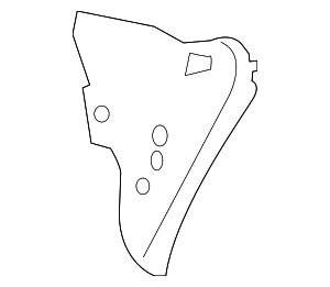 Toyota OEM Rear Panel Part# 61736-02160 | OEM Vehicle Parts