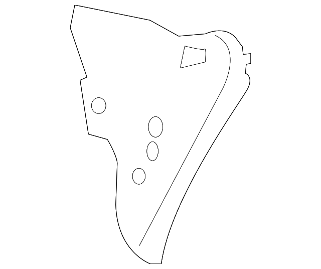 Toyota OEM Rear Panel Part# 61736-02160 | OEM Vehicle Parts