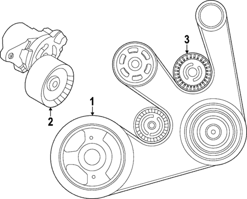 Belts & Pulleys for 2023 Nissan Rogue | Nissan Wholesale Direct