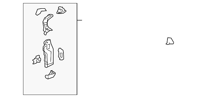 2008-2011 Lexus Outer Support 53202-30906 | OEM Parts Online