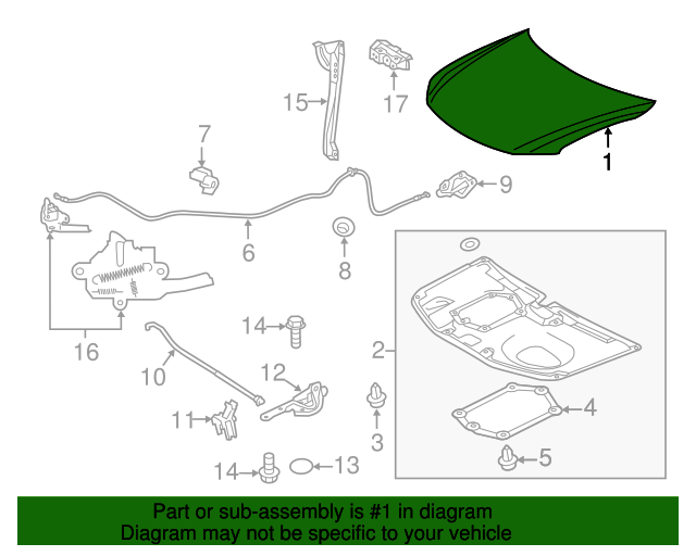 53301-21090 - Hood Sub Assembly - 2011-2013 Scion tC | OEM Genuine ...