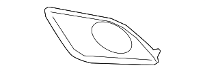 910-885-43-00-9K83 - Fog Lamp Bezel 2019-2024 Mercedes-Benz | Mercedes ...
