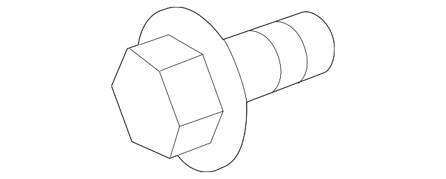 019-990-71-01 - Bumper Impact Bar Bolt 2019-2024 Mercedes-Benz ...