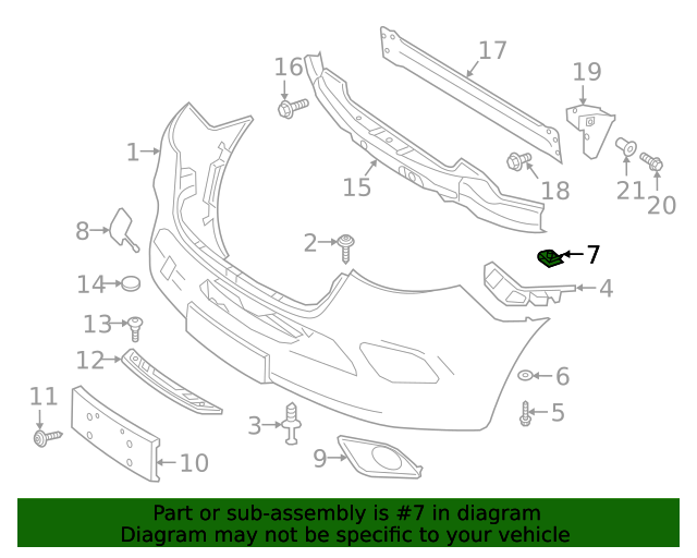 2008-2021 Mercedes-Benz Bumper Cover Lock Nut 003-994-91-45 | Oregon ...