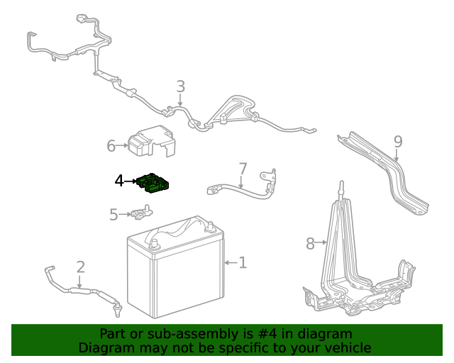 2016-2020 Toyota Mirai Junction Block 82620-30340 | Toyota Parts Center