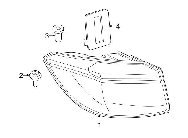 63217314862 - 2015-2019 BMW X6 Tail Lamp (63-21-7-314-862) | BMW of ...