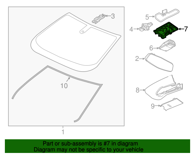 2017-2023 GM Front Park Assist Camera Bracket 23469930 GM ...