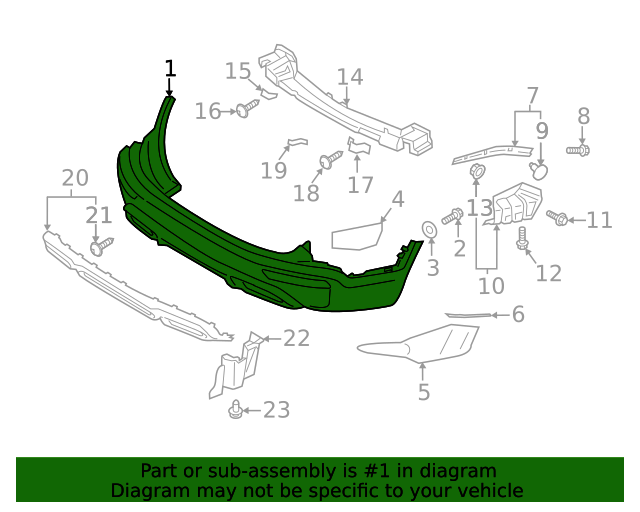 86610-S9000 - Bumper Cover 2020-2022 Kia Telluride | Kia.Parts Store