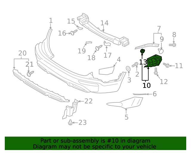 2020-2024 Kia Telluride Lower Bracket - Passenger Side (RH) 86614-S9000 ...