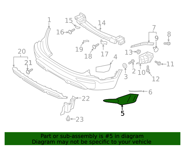 2020-2021 Kia Telluride Side Trim 86698-S9000 | Genuine Kia Parts