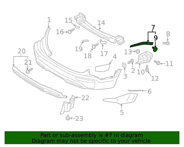 2020-2021 Kia Telluride OEM NEW 20-21 Kia Telluride Sport Rear Bumper ...