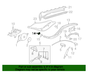 1997-2012 Porsche Boxster Support Arm Guide 986-561-577-01 | Gaudin ...