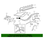 1997-2012 Porsche Boxster Support Arm Guide 986-561-577-01 | Gaudin ...