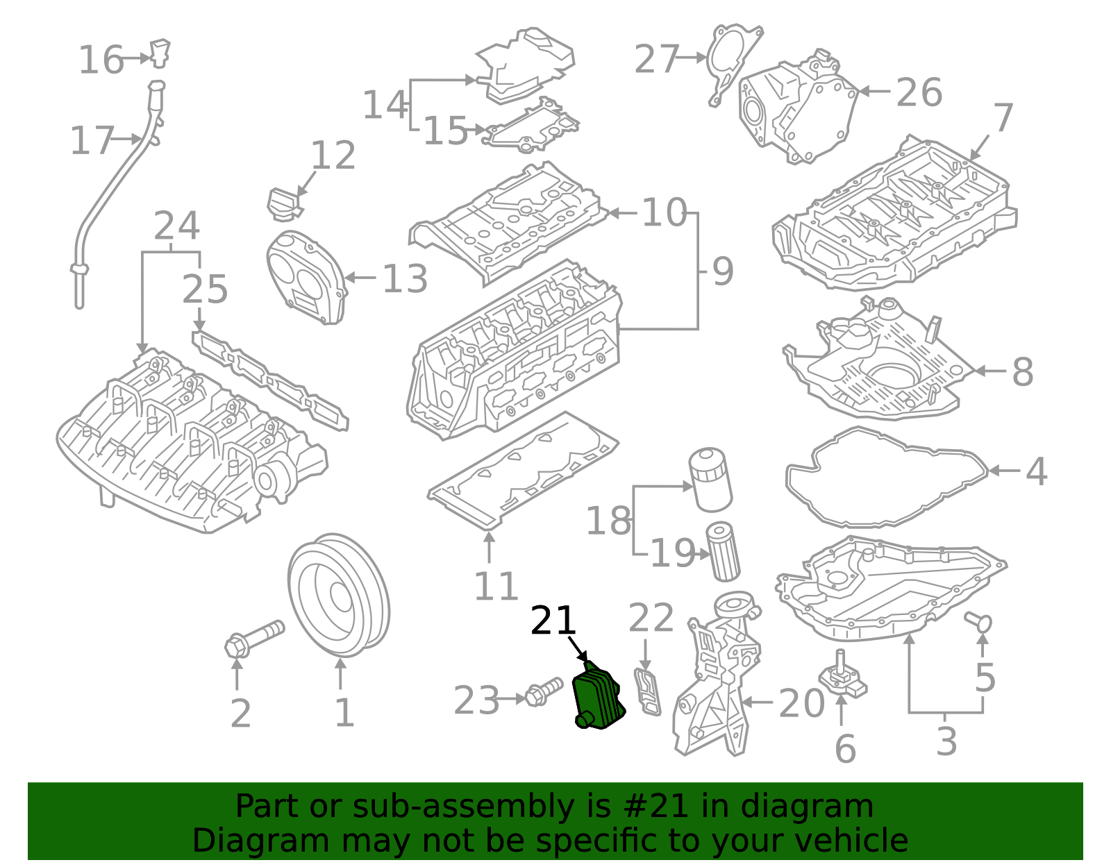 2015-2021 Volkswagen Oil Cooler 06L-117-021-G | Retail Performance Auto ...