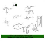 2008-2017 GM Door Lock Rod Grommet 20880973 | TascaParts.com