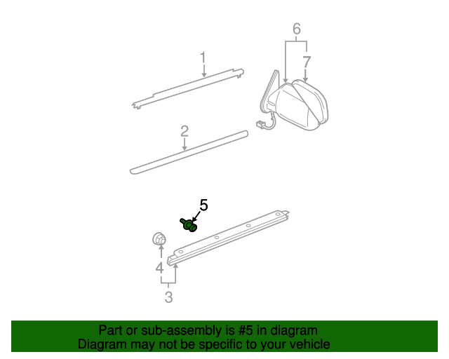 90269-03064 - Lower Molding Rivet - 1995-2004 Toyota Avalon | OEM ...