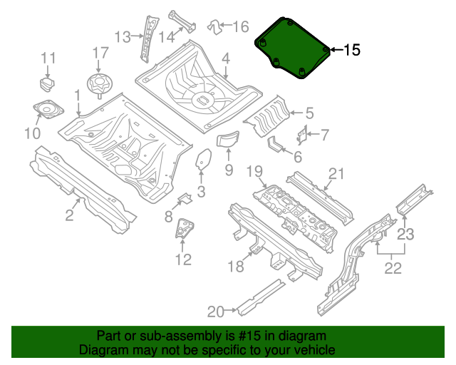 2013-2018 Nissan Rear Under Cover Diffuser 748A2-3TA0A | Coulter Nissan ...