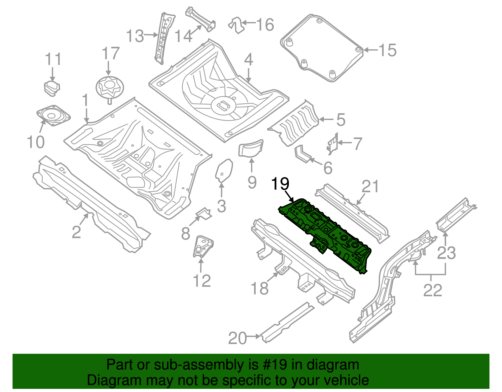2013-2018 Nissan Altima Seat Cross-Member G4540-3TAMA | Temecula Nissan ...