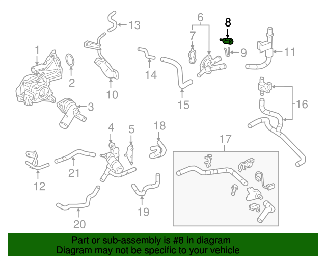 89422-33040 - Coolant Temp Sensor 2018-2022 Toyota | Longo Toyota Parts
