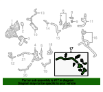 2018-2024 Toyota Engine Coolant Hose Water Valve A25AFKS, New 16261 ...