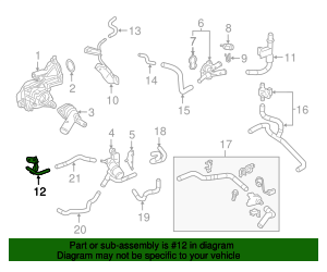 OEM 2018-2024 Toyota By-Pass Pipe Part # 16279-25010 | Modern Toyota Parts