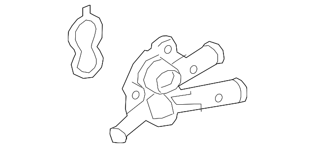 2018-2024 Toyota Engine Coolant Outlet Flange 16305-F0010 | OEM Parts ...