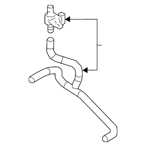 2018-2024 Toyota By-Pass Hose 16260-F0010 | OEM Parts Online