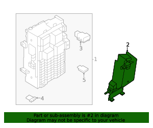 2021-2025 Nissan Rogue Junction Block Bracket 24236-6RA0A | Nissan ...
