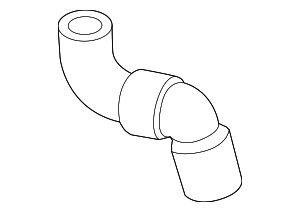 5Q0-122-073-H - Engine Coolant Hose 2015-2016 Audi A3 | Audi OEM Parts