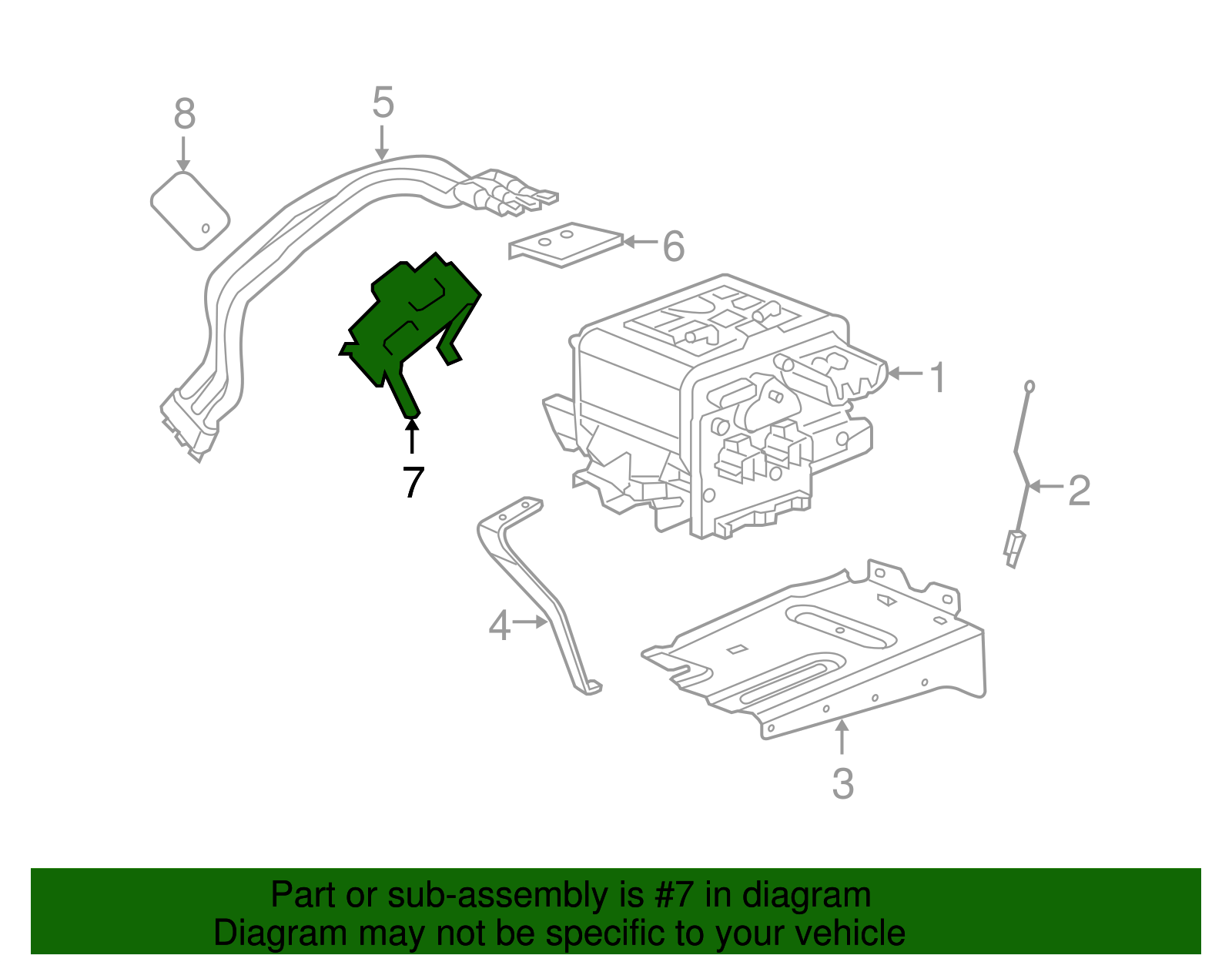 15196804 - Bracket 2005-2007 GM | Big 3 Auto Parts
