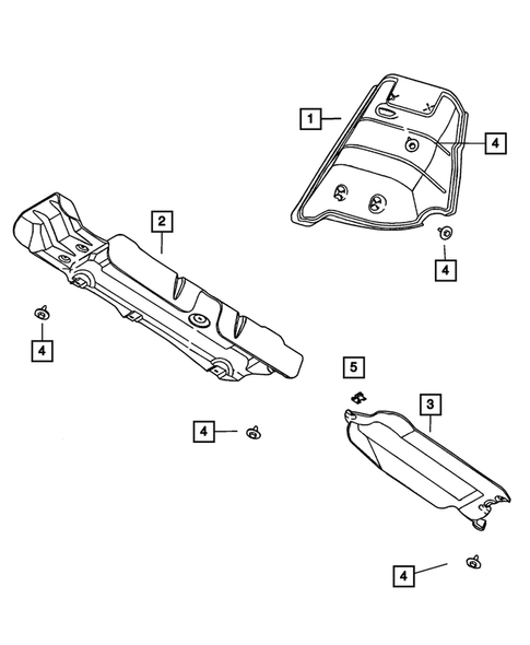 Heat Shields for 2007 Dodge Grand Caravan | Mopar eStore