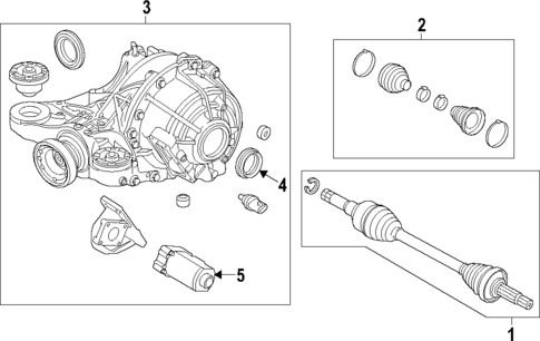 Rear Axle for 2014 Jaguar F-Type | OEM Parts Online