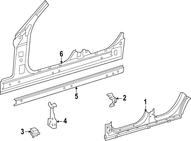 206-637-65-01 - Rocker Panel 2022-2024 Mercedes-Benz | Mercedes-Benz ...