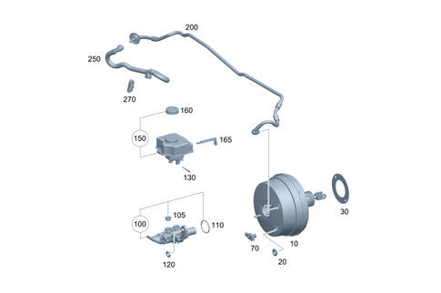 Brake Booster for 2024 Mercedes-Benz GLE350 | Mercedes-Benz USA Parts