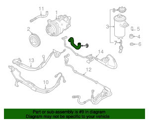 Genuine BMW 32-41-6-850-681 | Suction Hose | FREE Shipping on Most ...