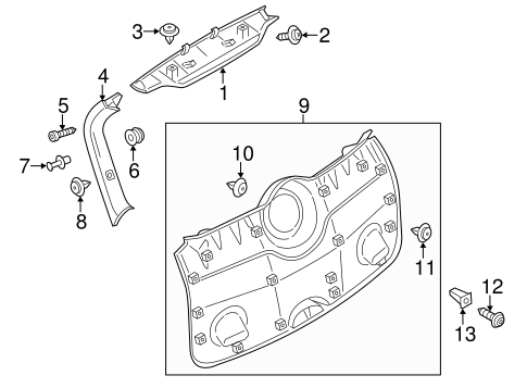 Interior Trim for 2012 Mini Cooper Countryman | Mini Parts Direct
