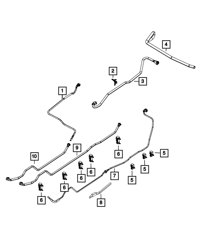 2013-2022 Ram Fuel Vapor Tube 68157816AA | QuirkParts