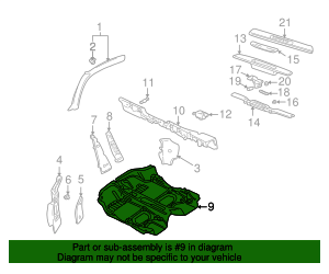 996-551-011-02-VRL - High-Quality Floor Carpet for 2000-2005 Porsche ...