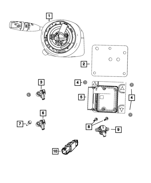 68606355AA - Acceleration Sensor 2011-2025 Mopar | Mopar Wholesale Store