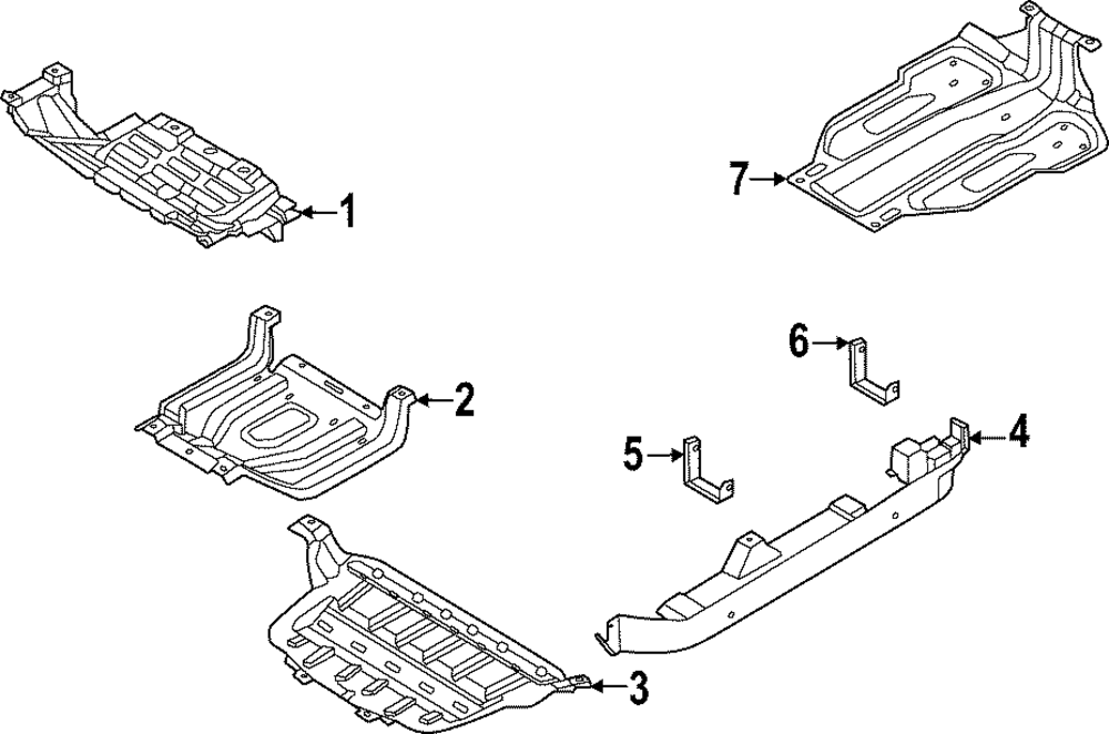 2024 Ford F-150 Lightning Inner Shield NL3Z-5D032-B | QuirkParts