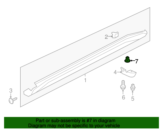 Rockauto.com Auto Parts OAUTOO 25pcs Rocker Panel Moulding Rivets, Side ...
