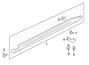 76856-1KD0A - Deflector - 2011-2017 Nissan Juke | Nissan OEM Parts Direct