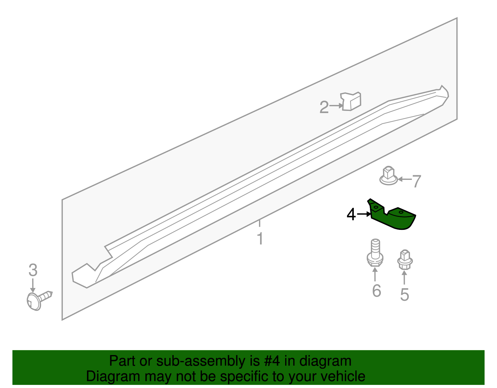2011-2017 Nissan Juke Deflector 76857-1KD0A | Temecula Nissan Parts