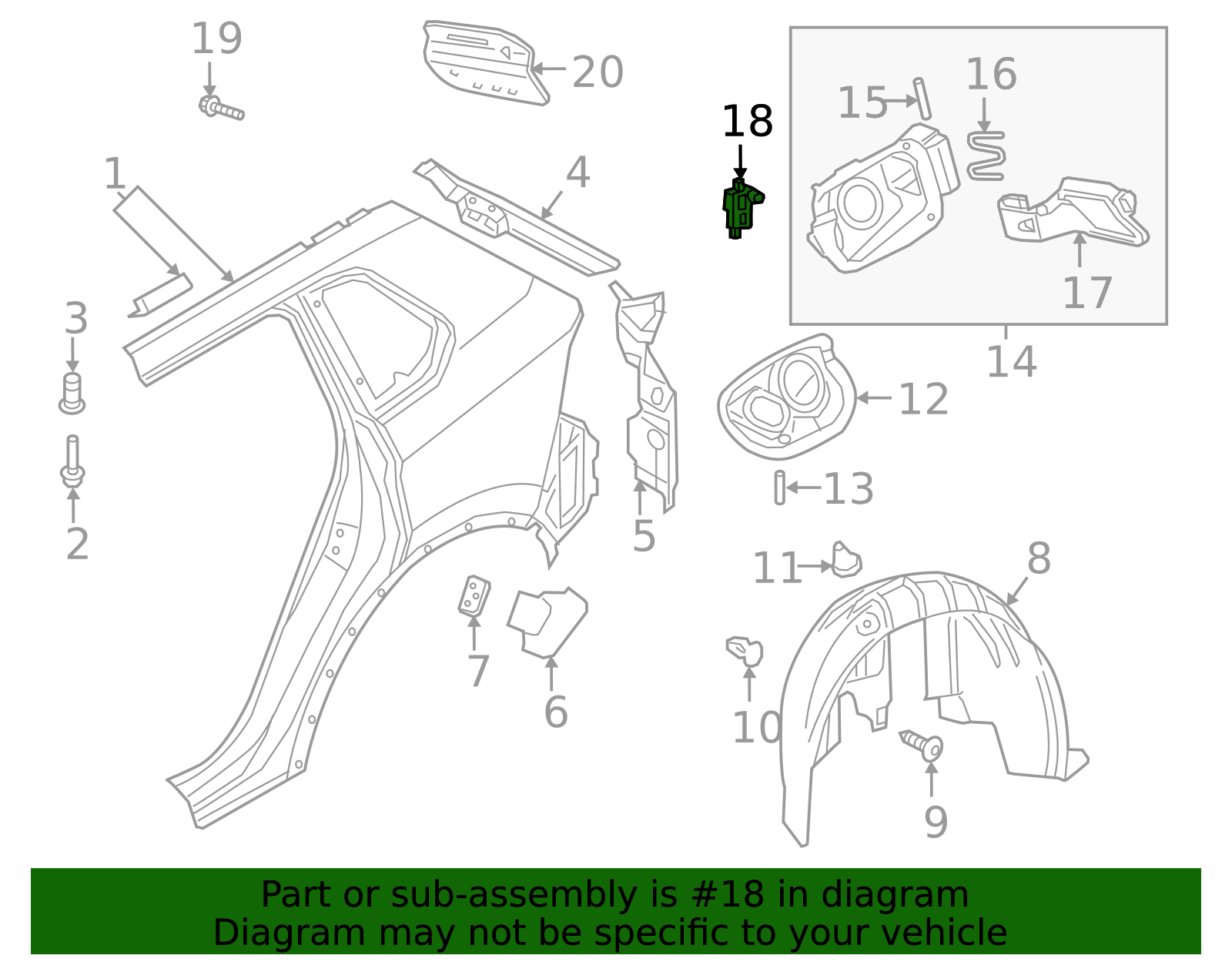 8V0-862-159-B - Actuator 2018-2024 Volkswagen | AutoNation Parts