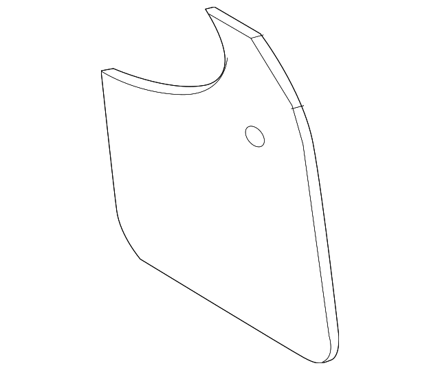 2011-2020 Ford Splash Guards, Rear, Single CL3Z-16A550-P | TascaParts.com